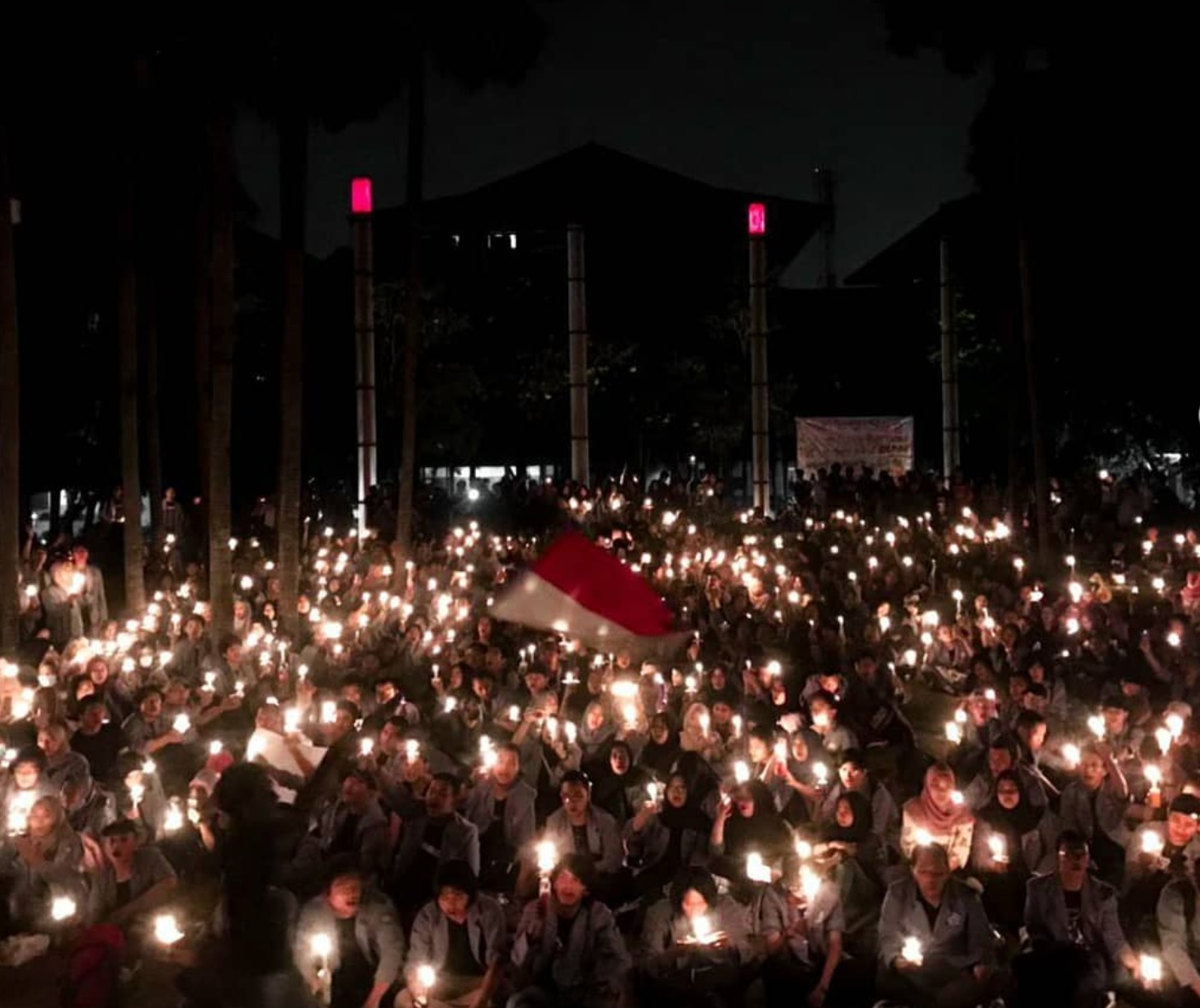 Aliansi Mahasiswa Gunadarma Gelar Aksi Damai di Lingkungan Kampus